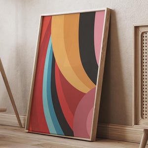 Set of 3 Colorful Modern Art Gallery Abstract Prints - Etsy