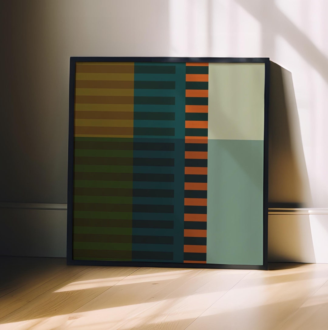 Large Modern Art Abstract Square Print - Etsy