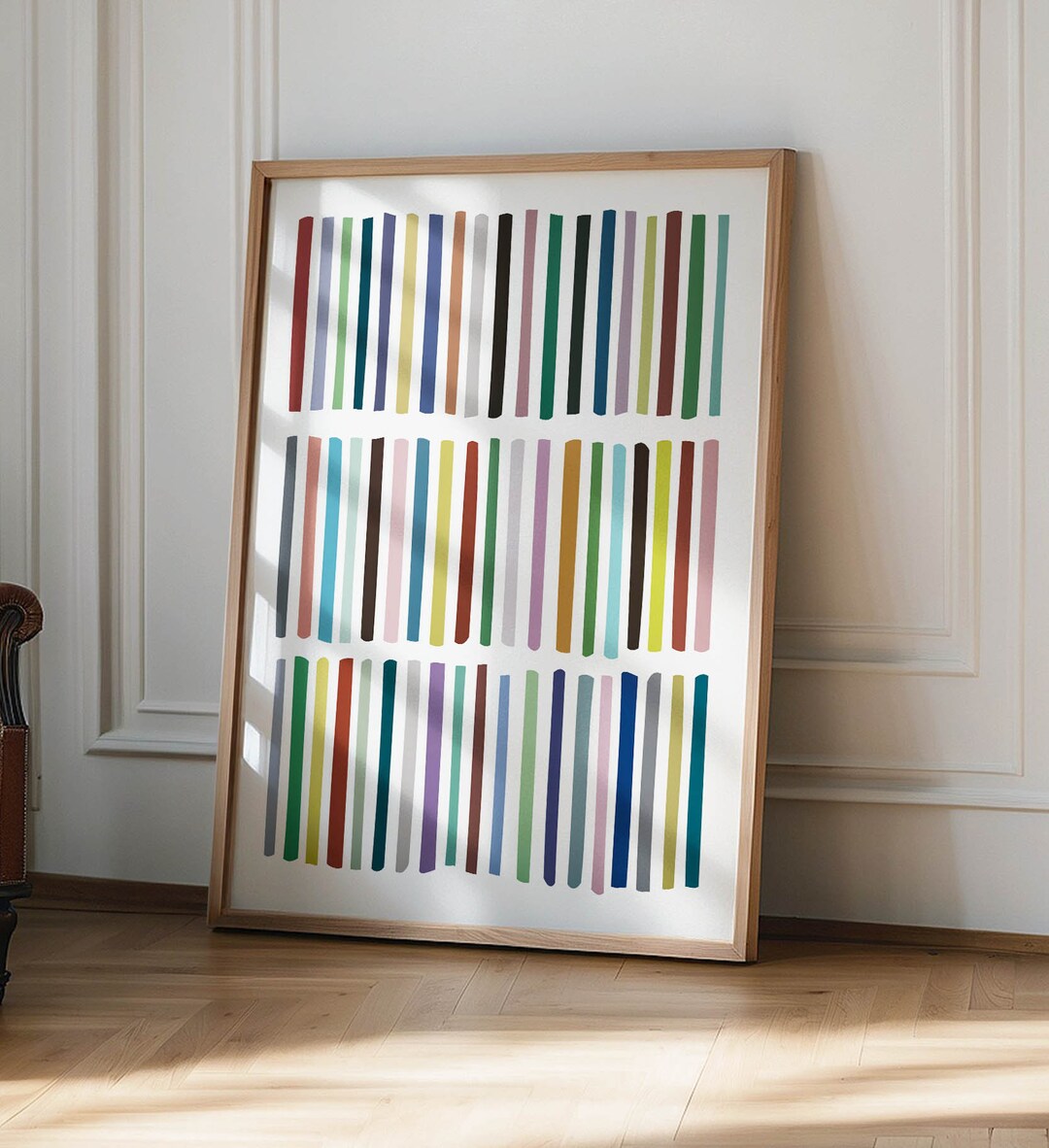 Colorful Abstract Line Art Digital Print - Etsy