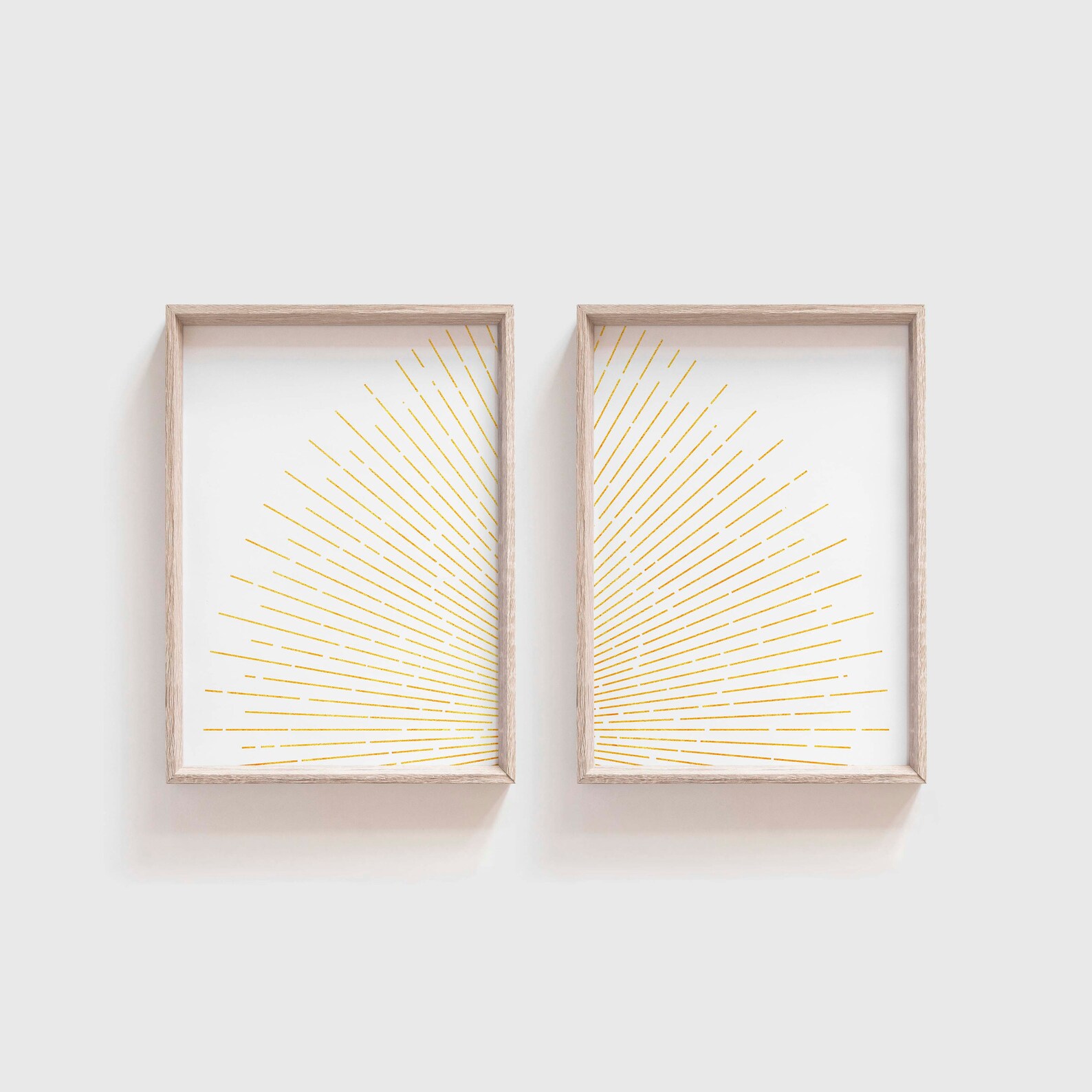 Sunset Posters Set of 3 Boho Sun Print Sun Burst Wall Decor - Etsy