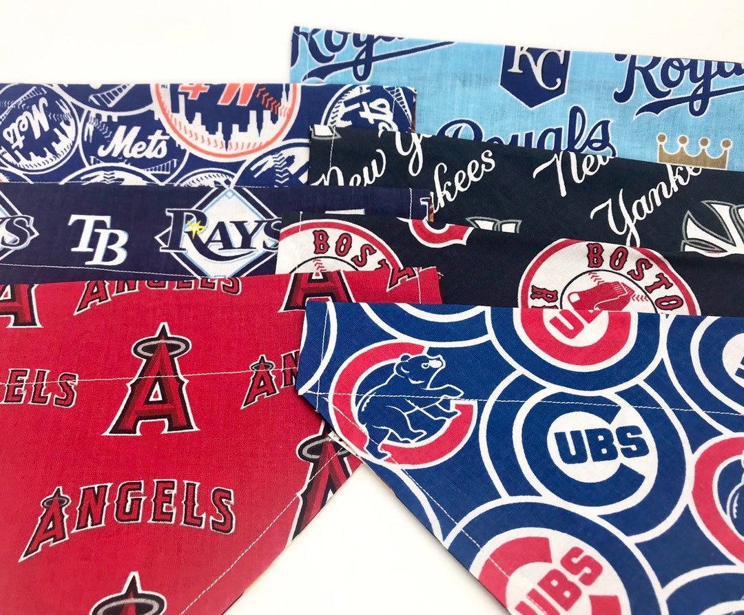MLB Baseball Reversable Bandanas Through the Collar Pick Your Team Dog ...