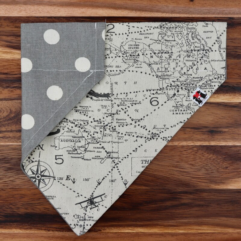 Map Bandana - Etsy