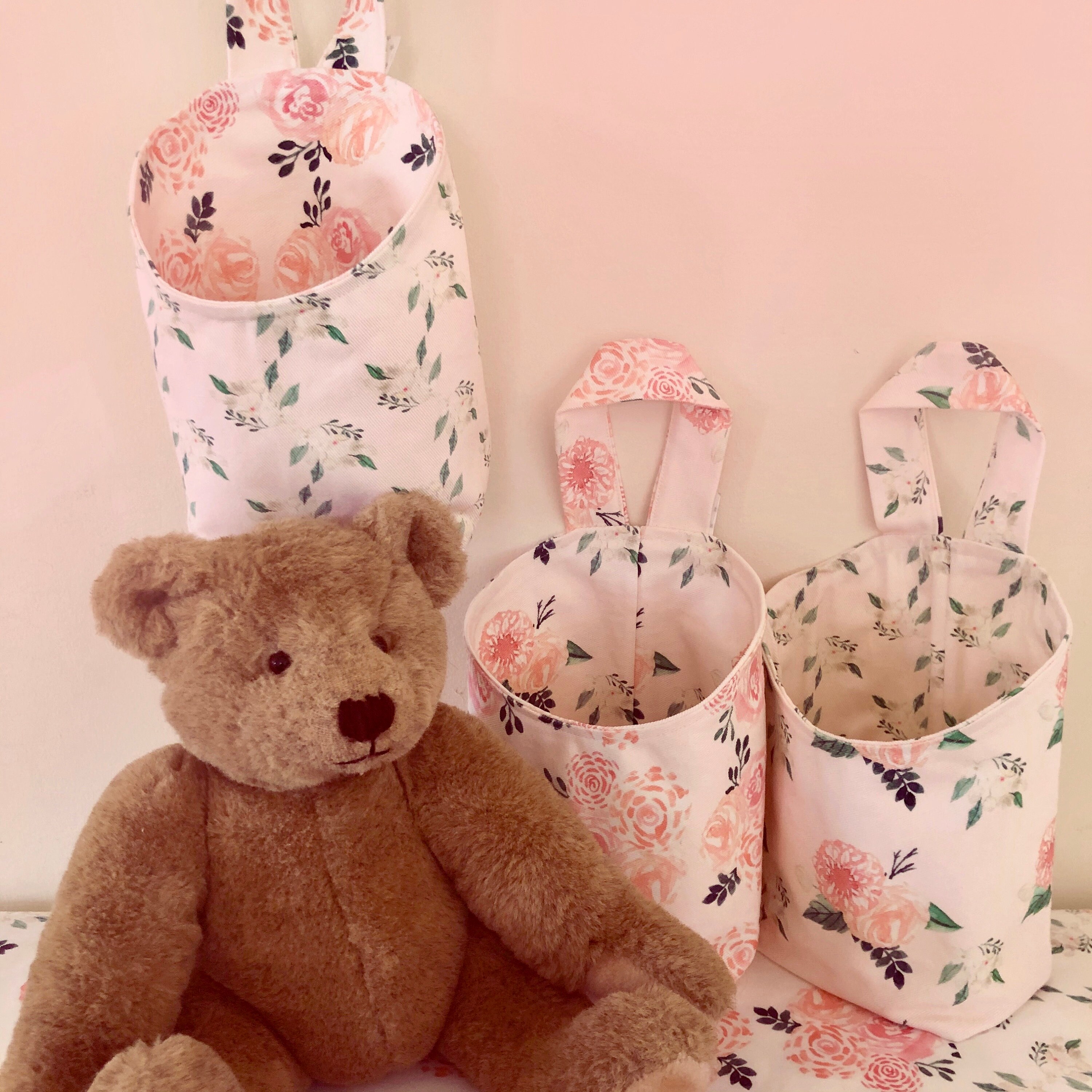 Boho Nursery Décor-nursery Storage Pods-nursery Storage-floral | Etsy