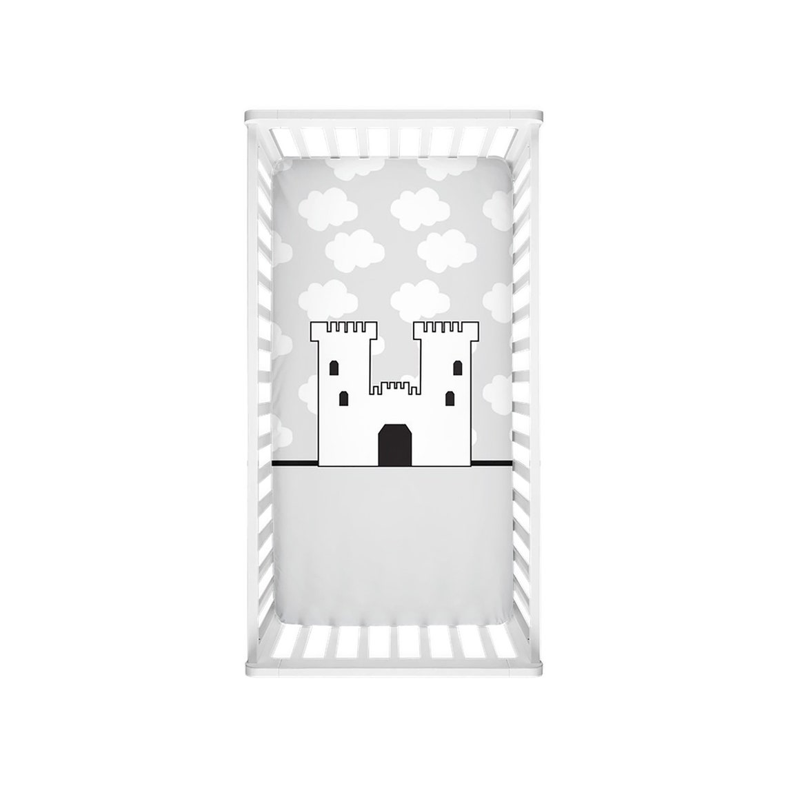 Knight Theme Nursery Castle Crib Sheet-fitted Crib - Etsy