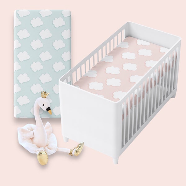 Cloud Crib Sheet - Etsy