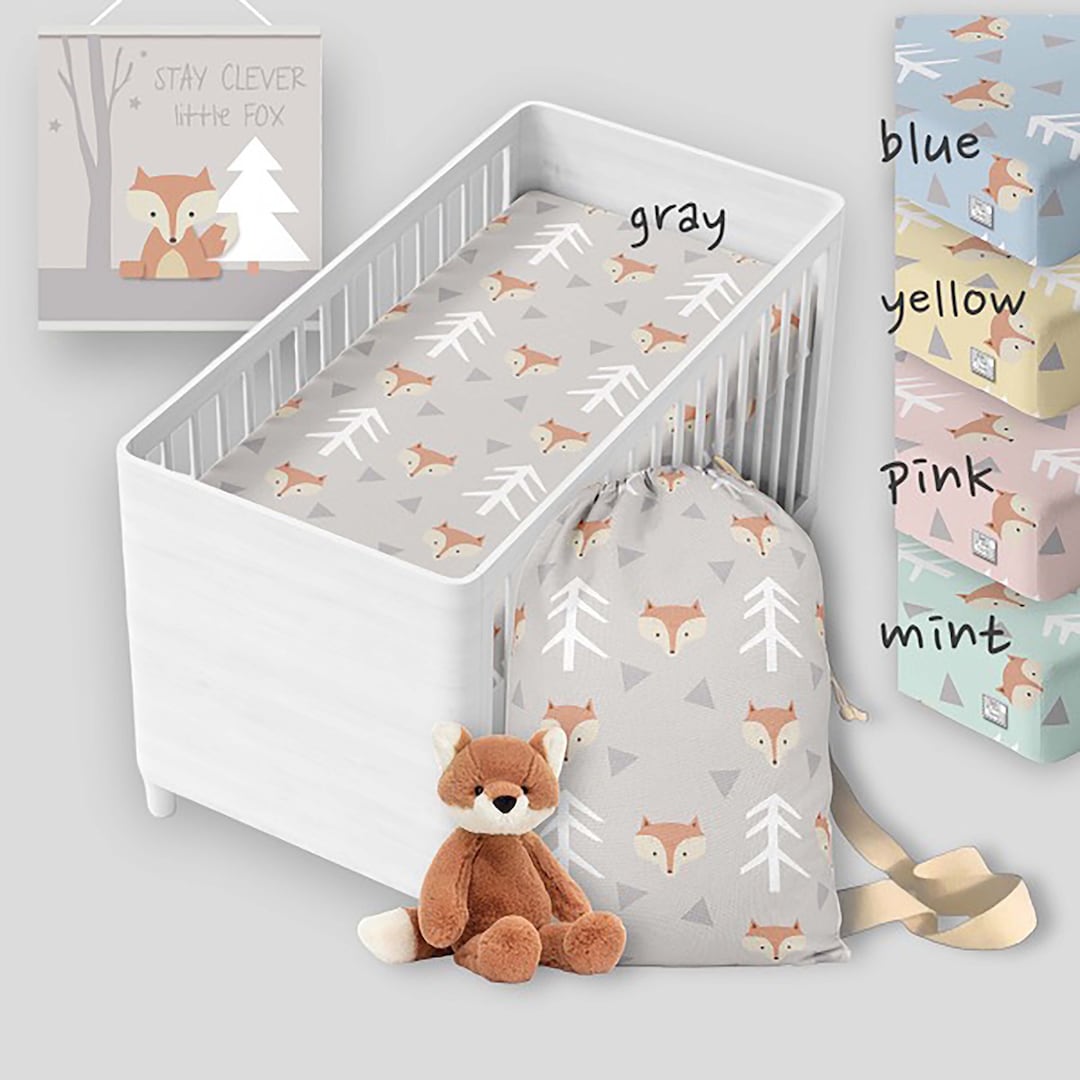 Woodland Theme Nursery Set Girl Nursery Neutral Nursery Boy Nursery