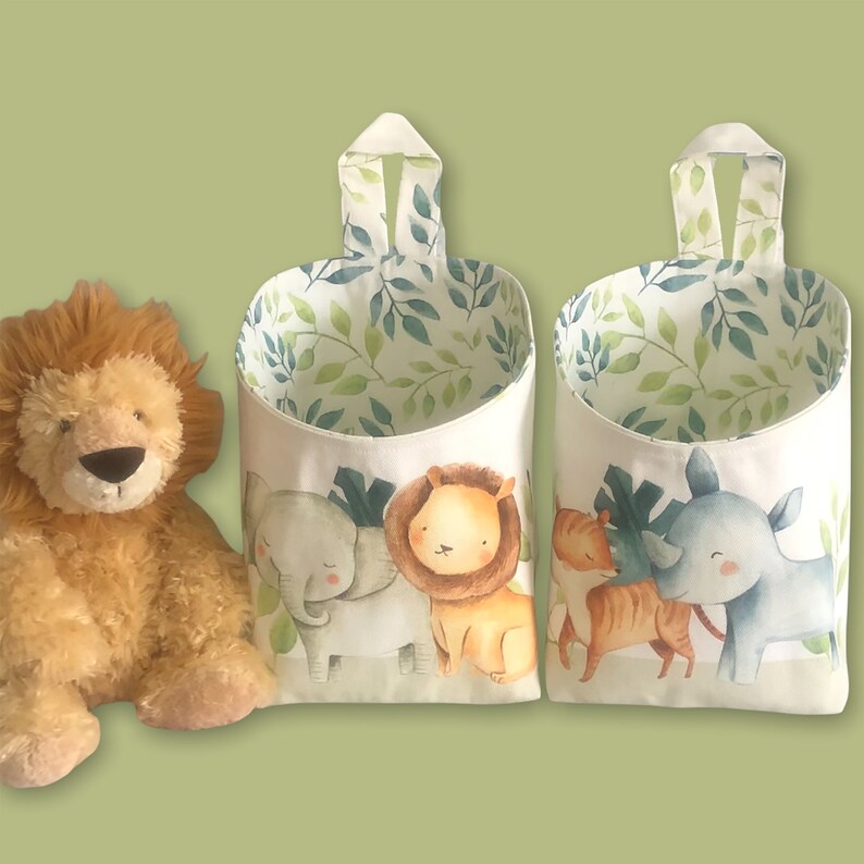 Safari Theme Nursery Decor-safari Storage Pods-jungle Storage - Etsy