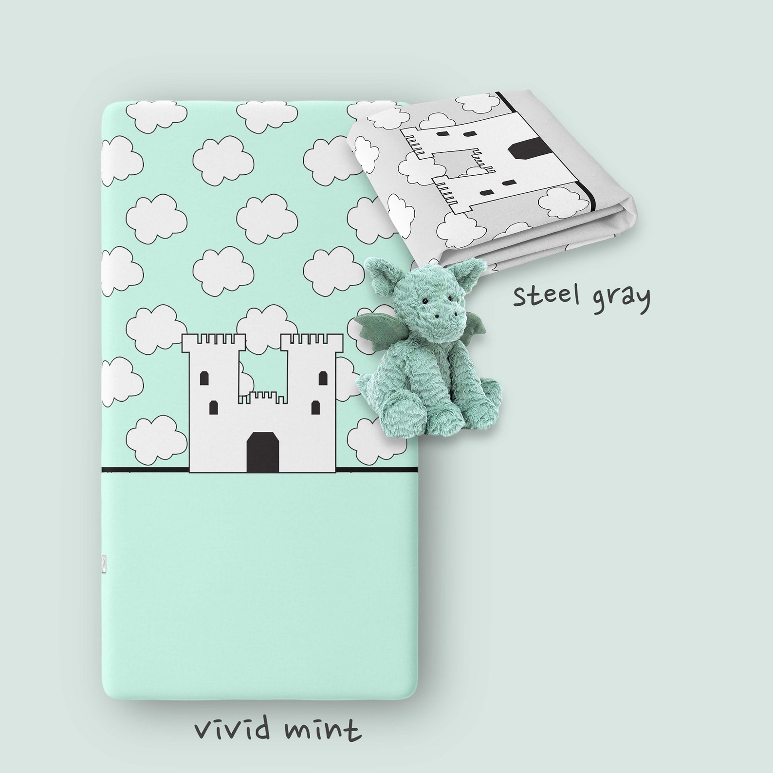 Knight Theme Nursery Castle Crib Sheet-fitted Crib - Etsy