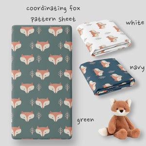 Woodland Nursery-woodland Crib Sheet-fitted Crib Sheet-knit Crib Sheet ...