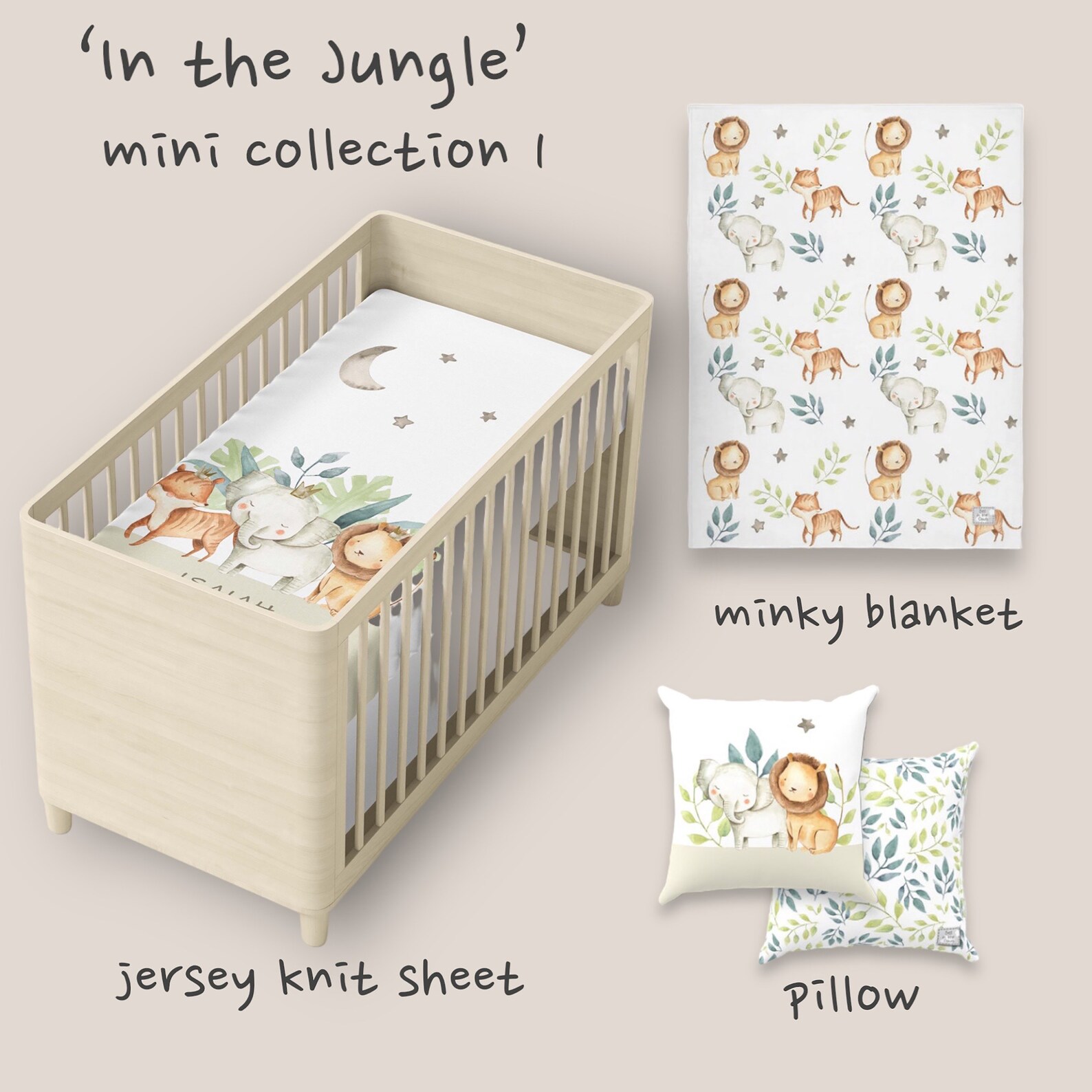 Safari Theme Nursery Set-jungle Nursery-safari Nursery-boy Nursery-girl ...