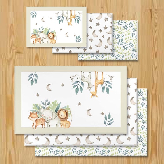 Safari Theme Nursery Room Rug-jungle Animal Nursery Rug-moon & | Etsy