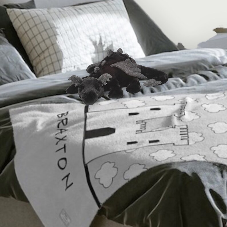 Fairytale Theme Baby Gift-fantasy Theme Baby Blanket-castle - Etsy