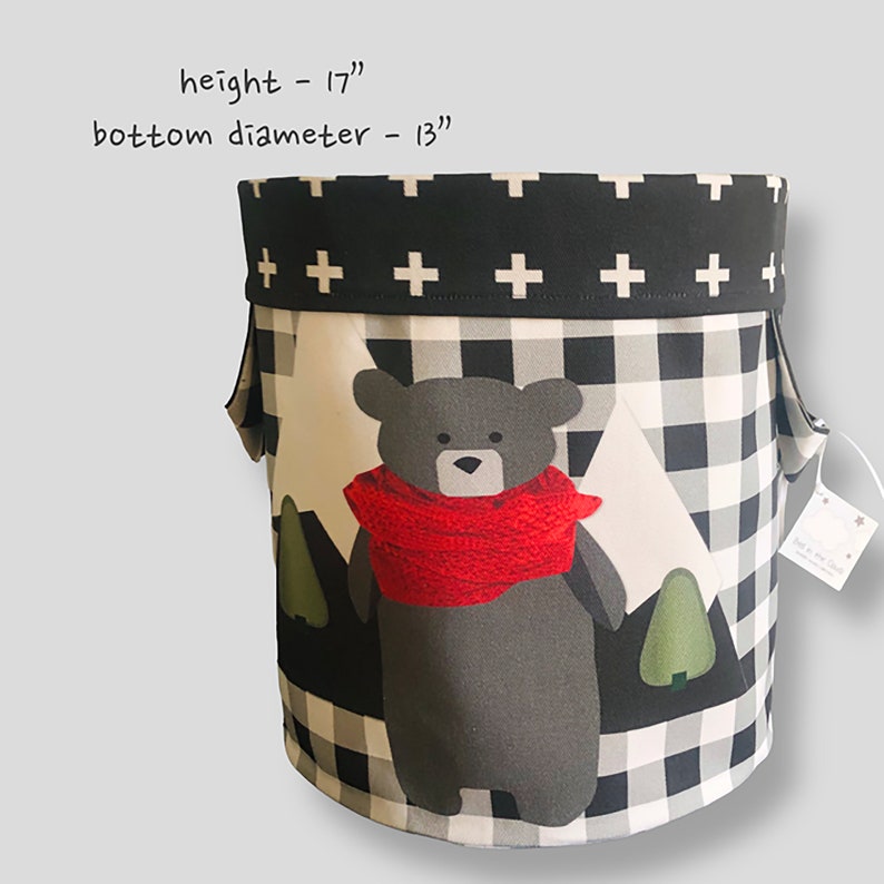 Mountain Nursery Décor-bear Storage Basket-boy - Etsy