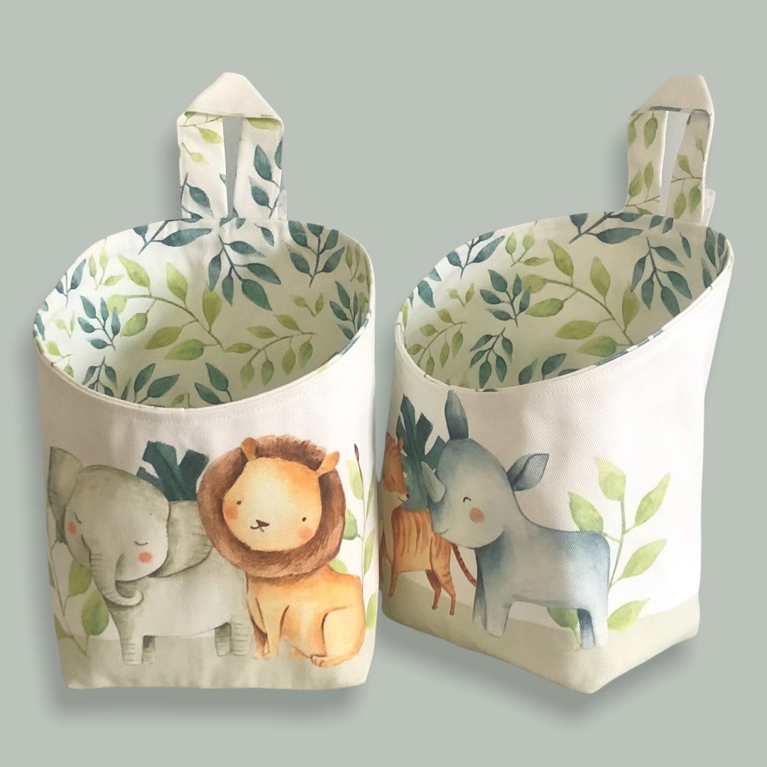 Safari Theme Nursery Decor-safari Storage Pods-jungle Storage Pods-baby ...