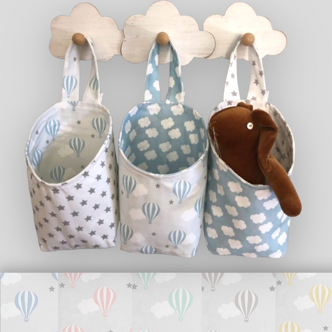 Hot Air Balloon Nursery Storage Pods: Cotton Baby Room Organizer - Etsy