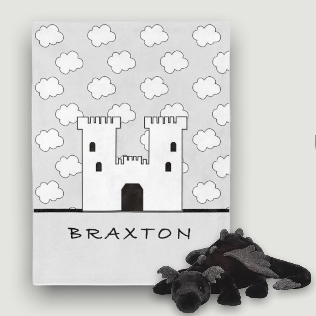 Fairytale Theme Baby Gift-fantasy Theme Baby Blanket-castle Baby ...