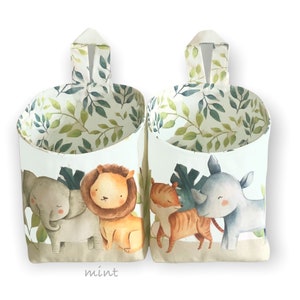 Safari Theme Nursery Decor-safari Storage Pods-jungle Storage Pods-baby ...