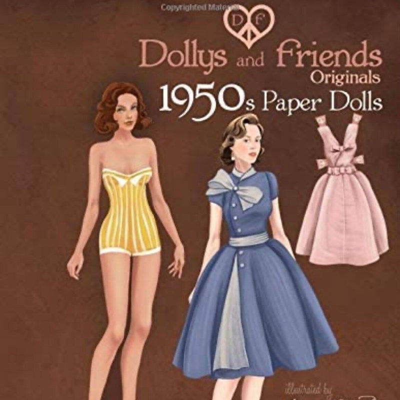 1950s Paper Dolls - Etsy