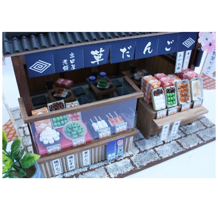 Dumpling Store / Restaurant Dollhouse DIY Kit Japanese Town Series - Etsy