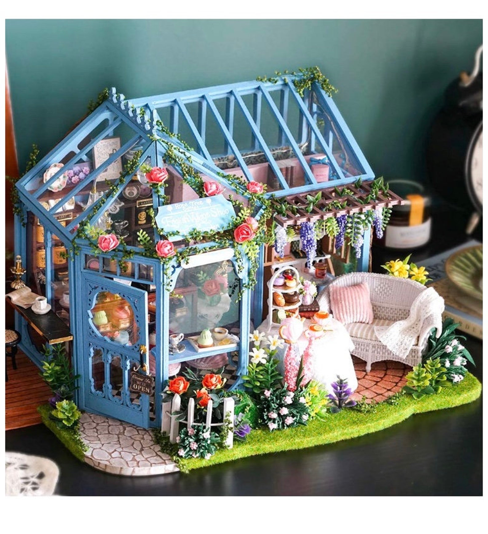 Garden Greenhouse Scene/ DIY/ Diorama/ Dollhouse - Etsy