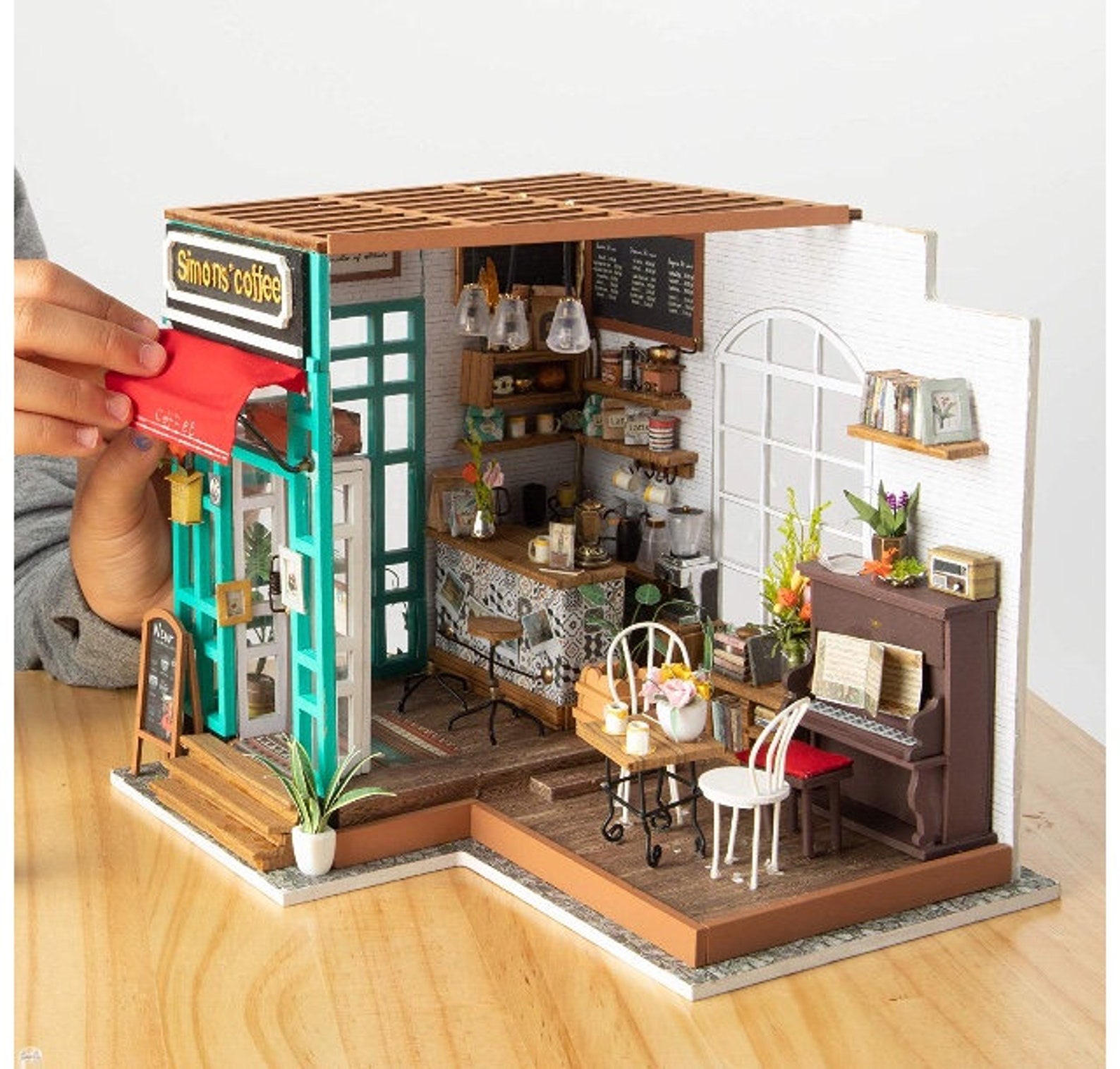 Coffee Shop /dollhouse Kit/ 3D Model - Etsy