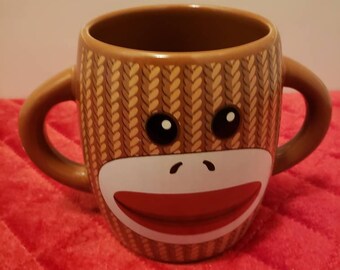 Sock Monkey Mug - Etsy