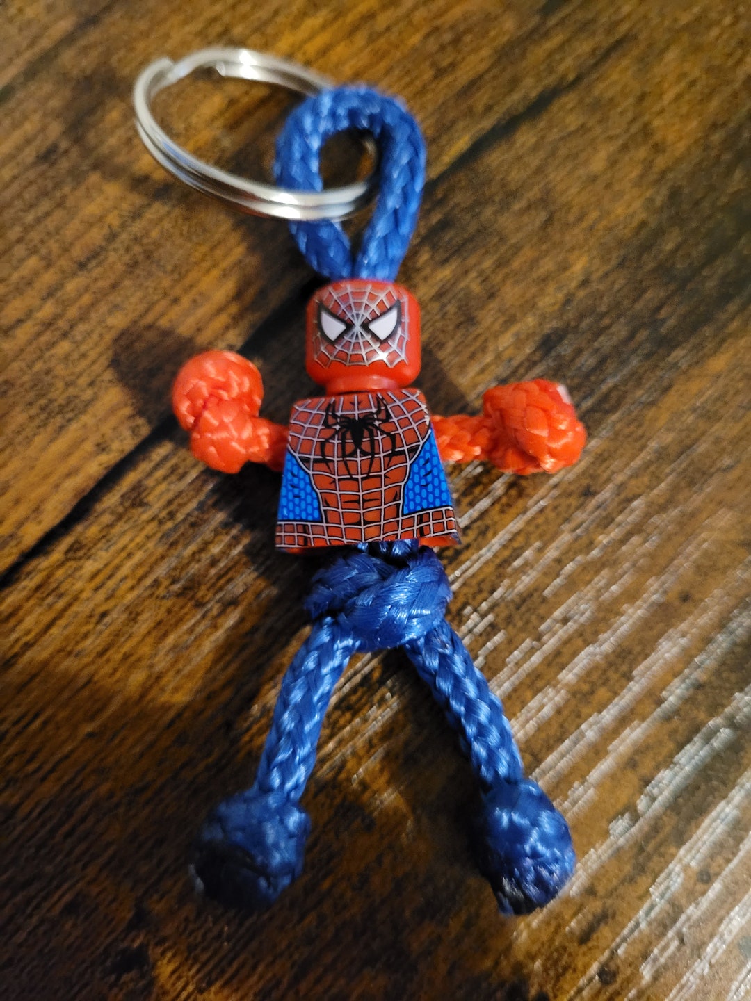 Paracord Marvel Spiderman Keyring - Etsy