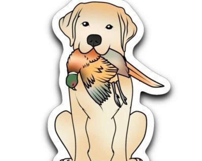 Yellow Labrador Retriever Decals - Hunt Like A Lab From Lab HQ, Car ...
