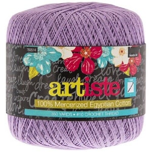 Artiste Cotton Crochet Thread 10 Various Colors New Price per Skein - Etsy