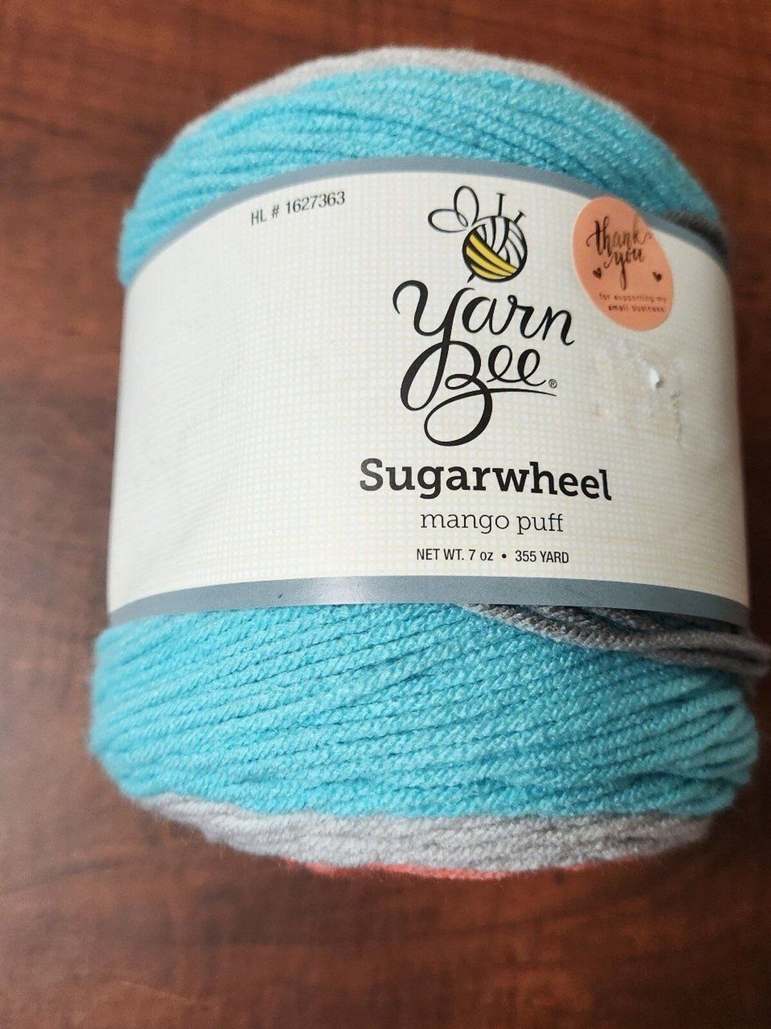 Yarn Bee Sugarwheel Mango Puff - Etsy