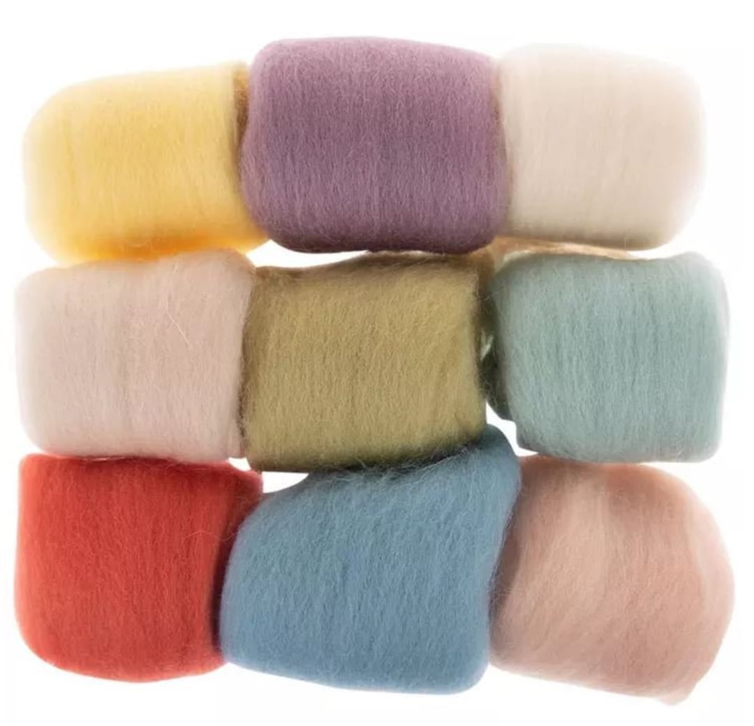 Artiste Wool Roving Rolls Pastel Colors New - Etsy