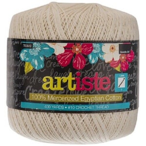 Artiste Cotton Crochet Thread 10 Various Colors New Price per Skein - Etsy
