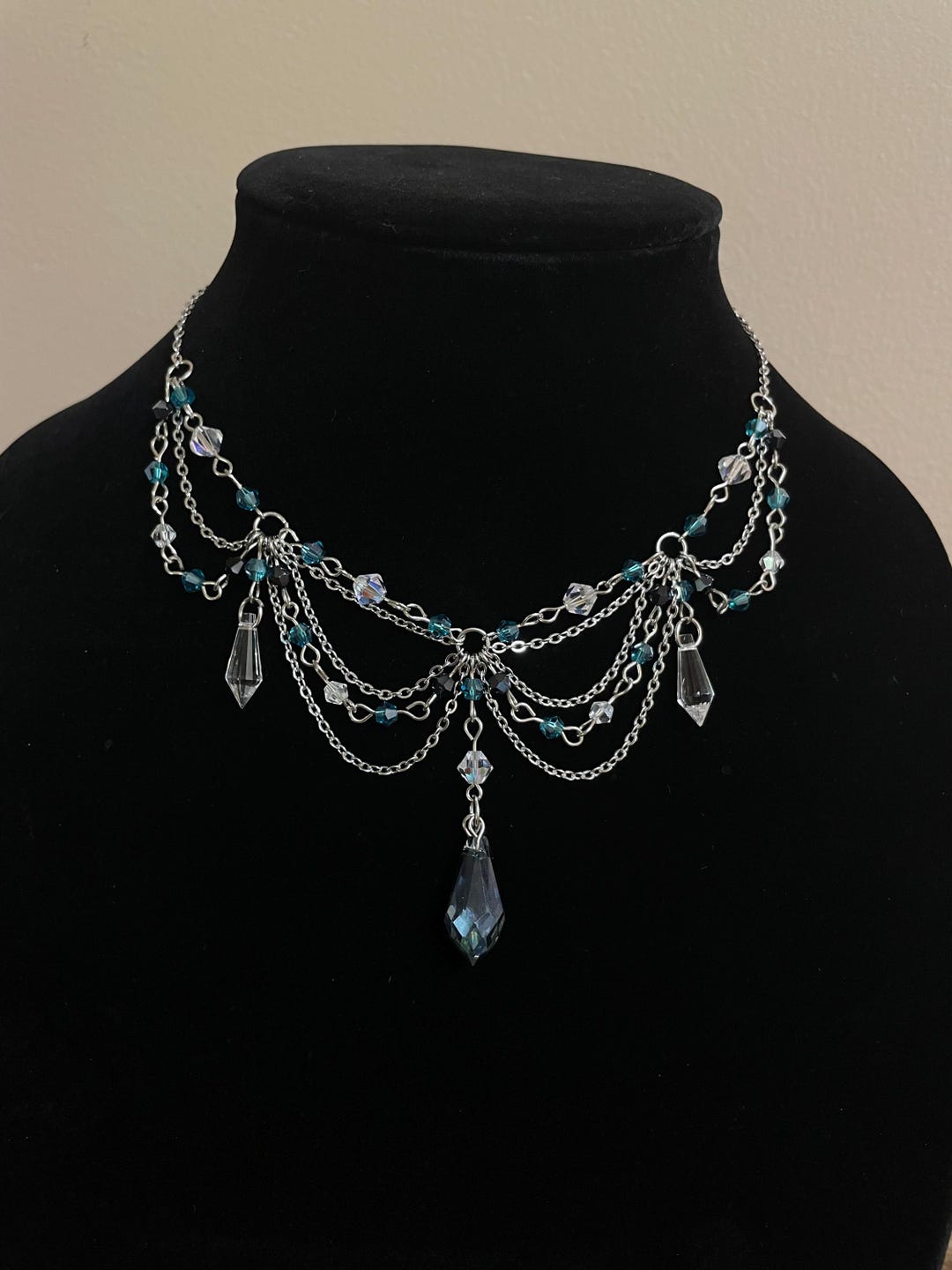 Fantasy Elf Fairy Mermaid Inspired Tiered Chain Necklace for a Queen or ...