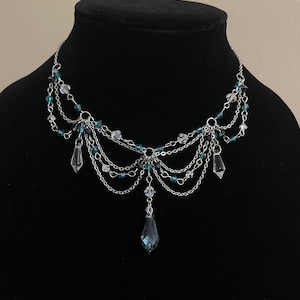 Fantasy Elf Fairy Mermaid Inspired Tiered Chain Necklace for a Queen or ...