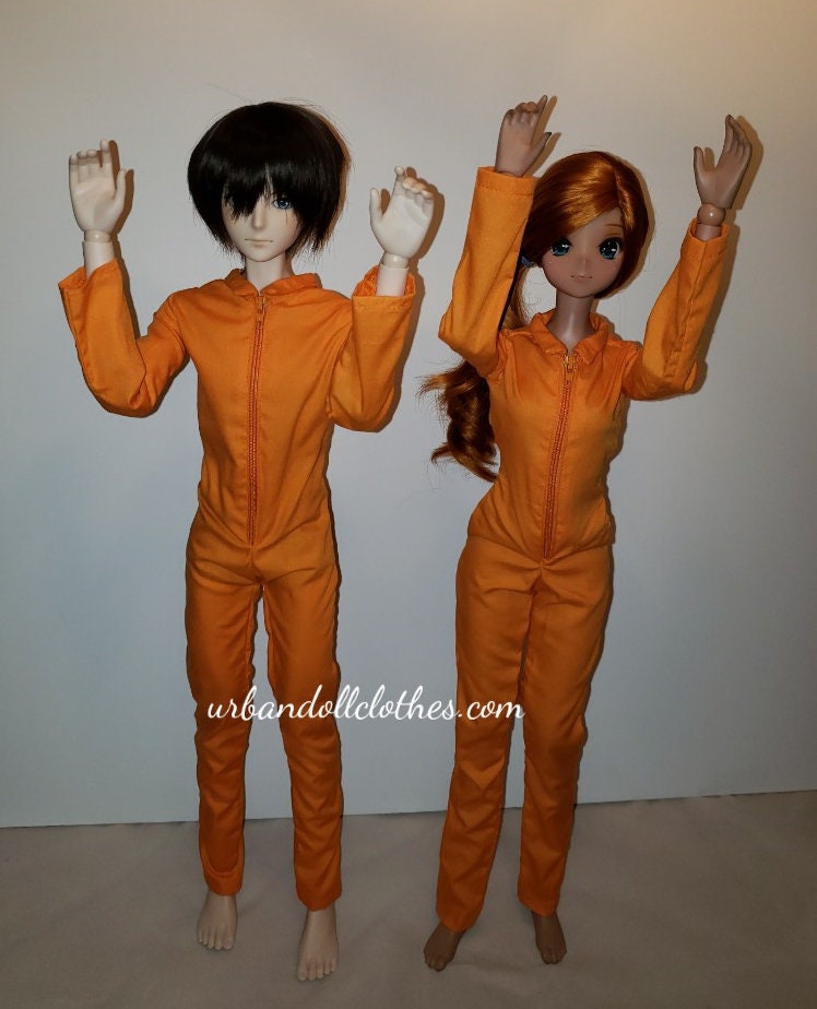 Orange Prison Jumpsuit for Smart Doll Boys and Girls - Etsy