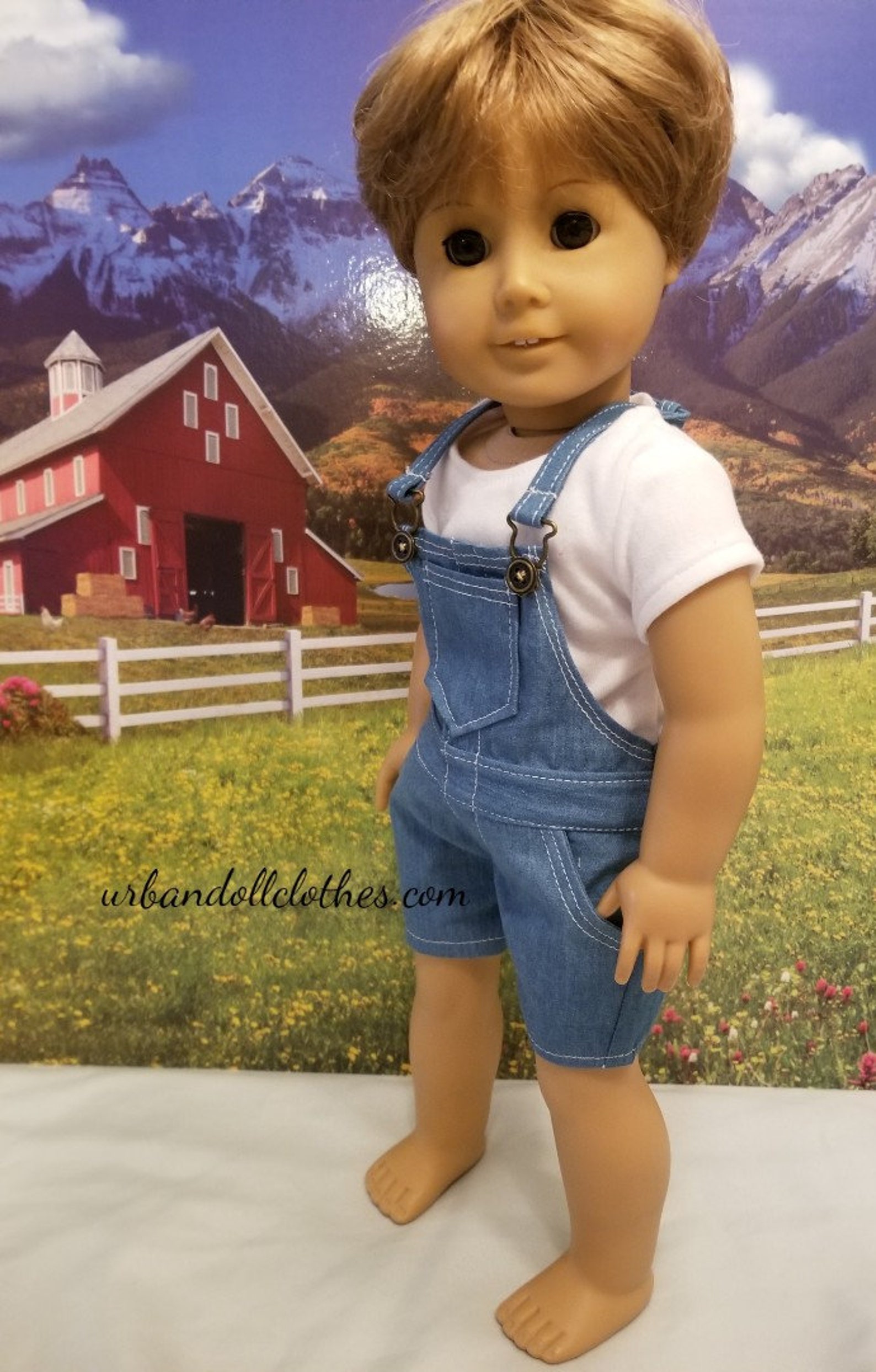Overalls for 18-inch Boy Dolls - Etsy
