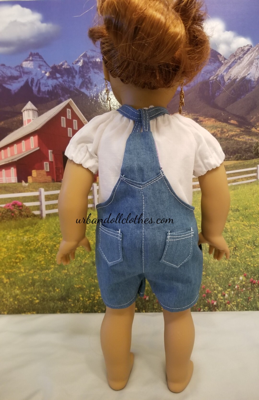 Farm Girl Overalls for 18-inch Dolls - Etsy