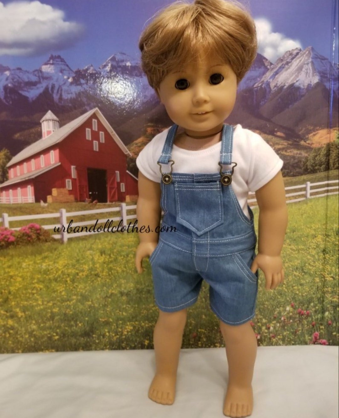 Overalls for 18-inch Boy Dolls - Etsy