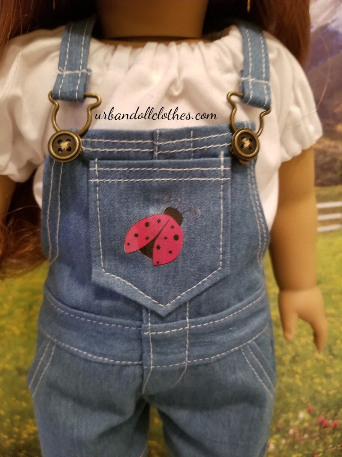 Farm Girl Overalls for 18-inch Dolls - Etsy