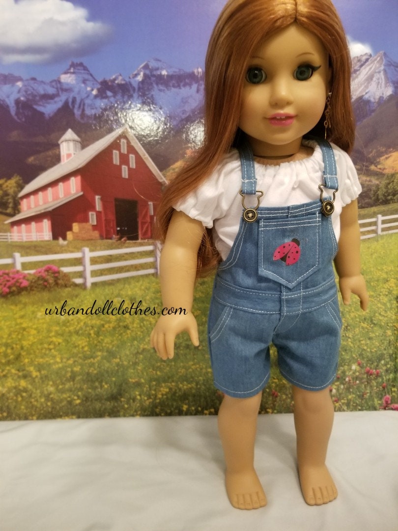 Farm Girl Overalls for 18-inch Dolls - Etsy Australia