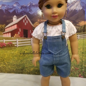 Farm Girl Overalls for 18-inch Dolls - Etsy