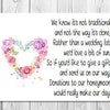 10 X Personalised Gift Poem Cards /wedding Money Wish Poem / Honeymoon ...
