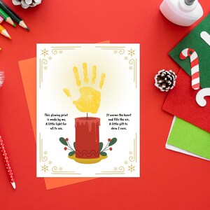 No Prep Christmas Handprint Art, Preschool/kinder Holiday Craft and ...