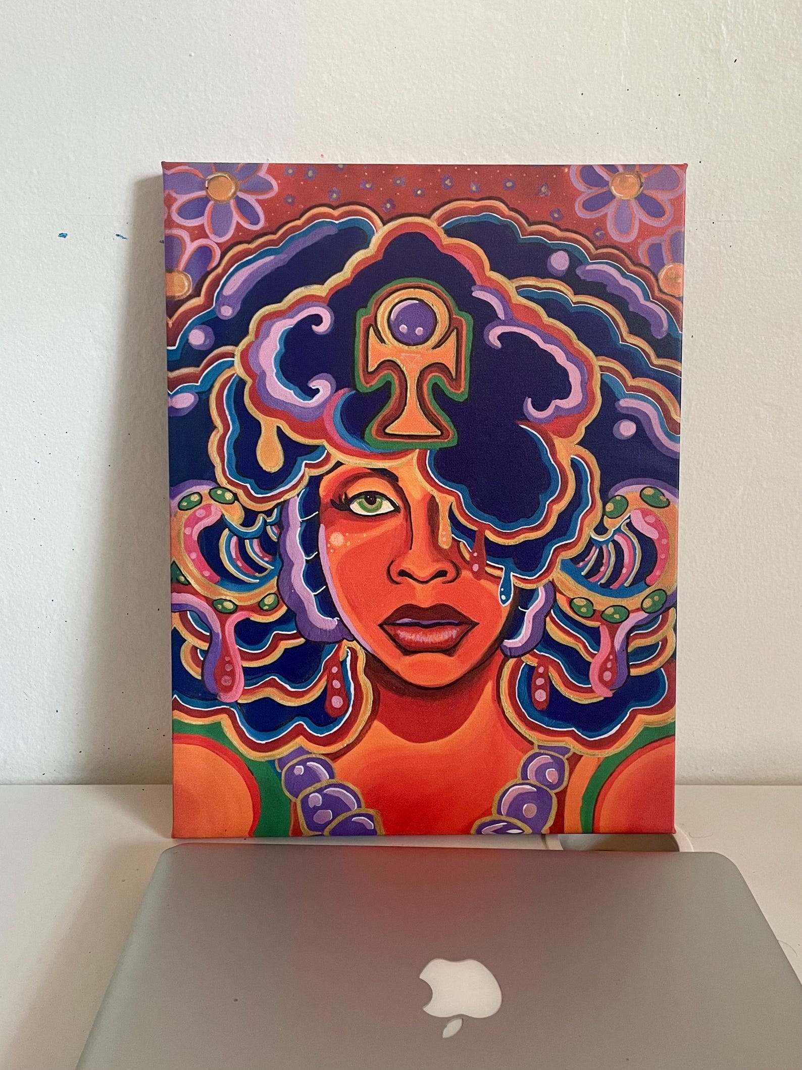 Erykah Badu Painting (print on Canvas) - Etsy