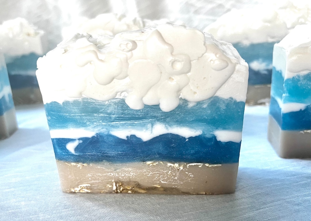 Seaside Soap, Ocean Soap, Glycerin , Beach Theme, Bathroom and Kitchen ...