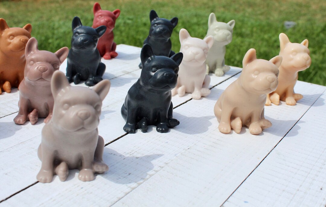 French Bulldog Soap, Cute Frenchie Sitting Up, Frenchie Decor Theme ...