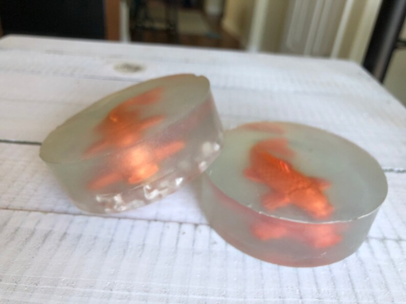Koi Fish Soap 100% soap . koi pond bathroom decor kitchen | Etsy