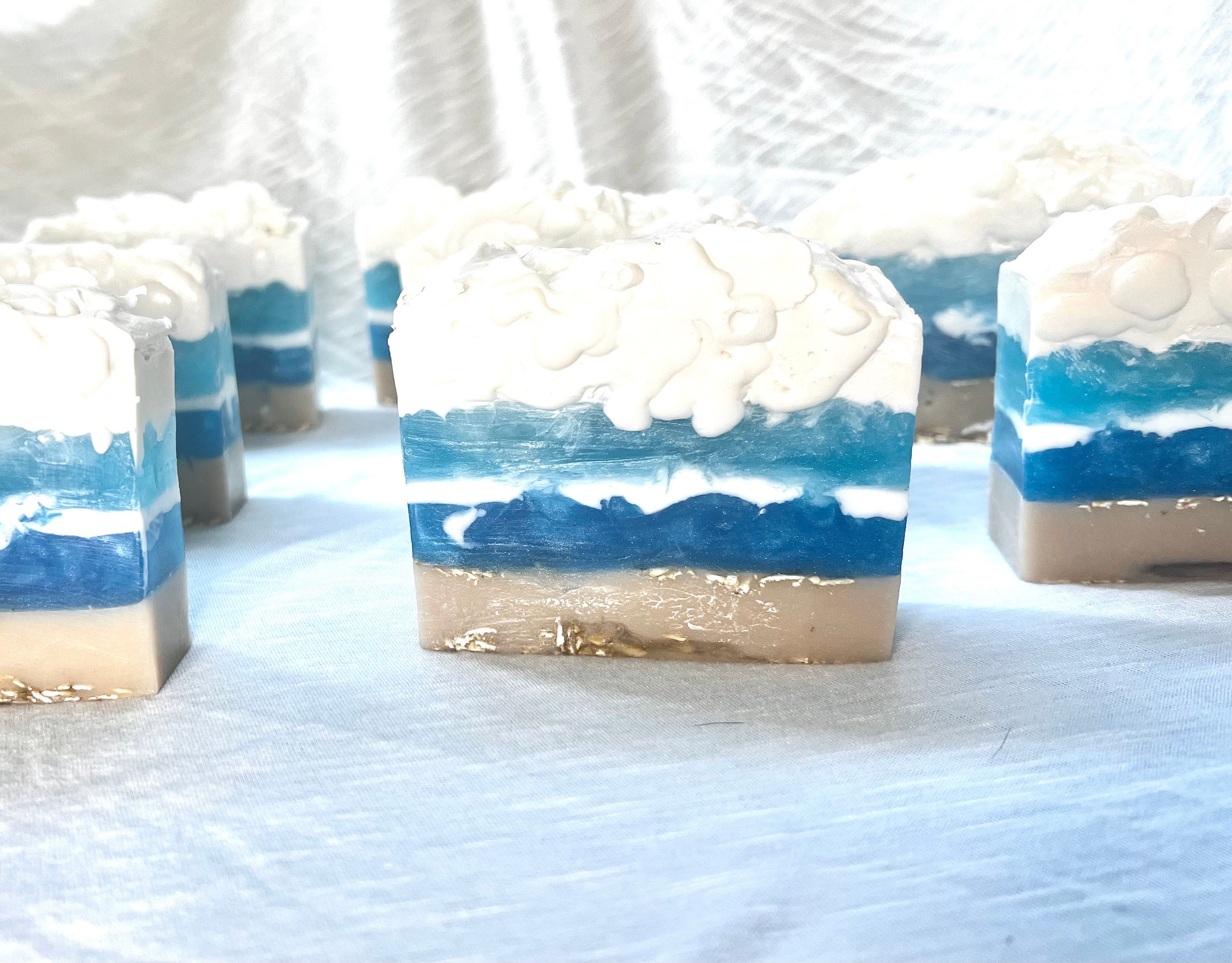 Seaside Soap, Ocean Soap, Glycerin , Beach Theme, Bathroom and Kitchen ...