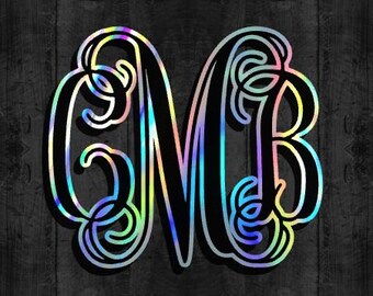 Initials for car | Etsy