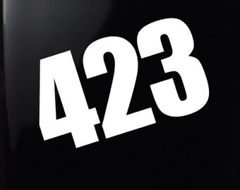 Area Code Sticker - Etsy